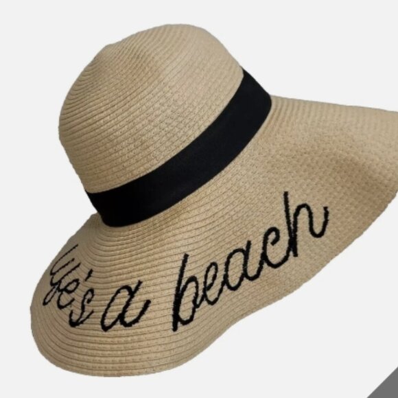 Serra | Accessories | Serra Lifes A Beach Women Straw Beach Hat | Poshmark